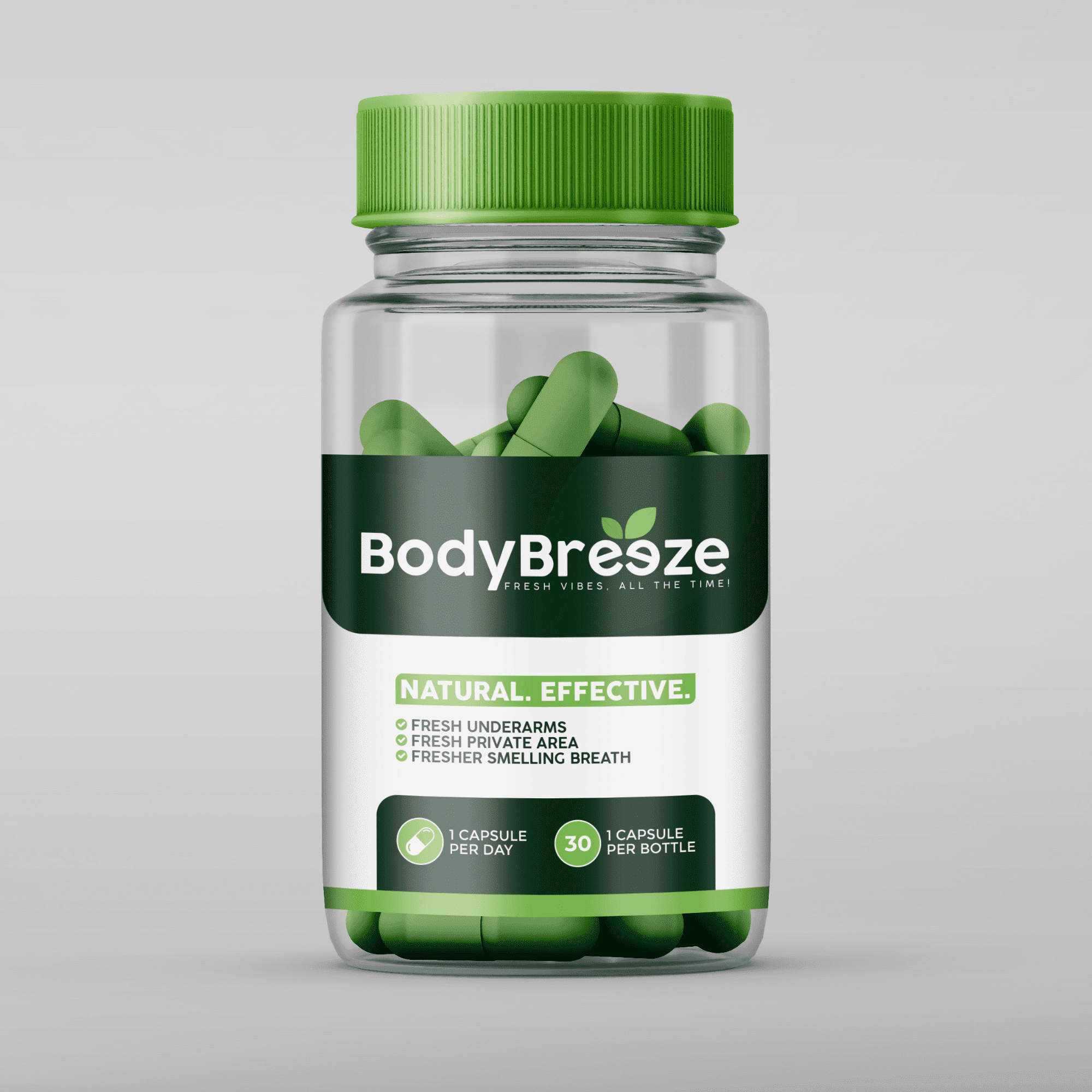 BodyBreeze Internal Deodorant Supplement – Full Body Deodorizer for Gut ...