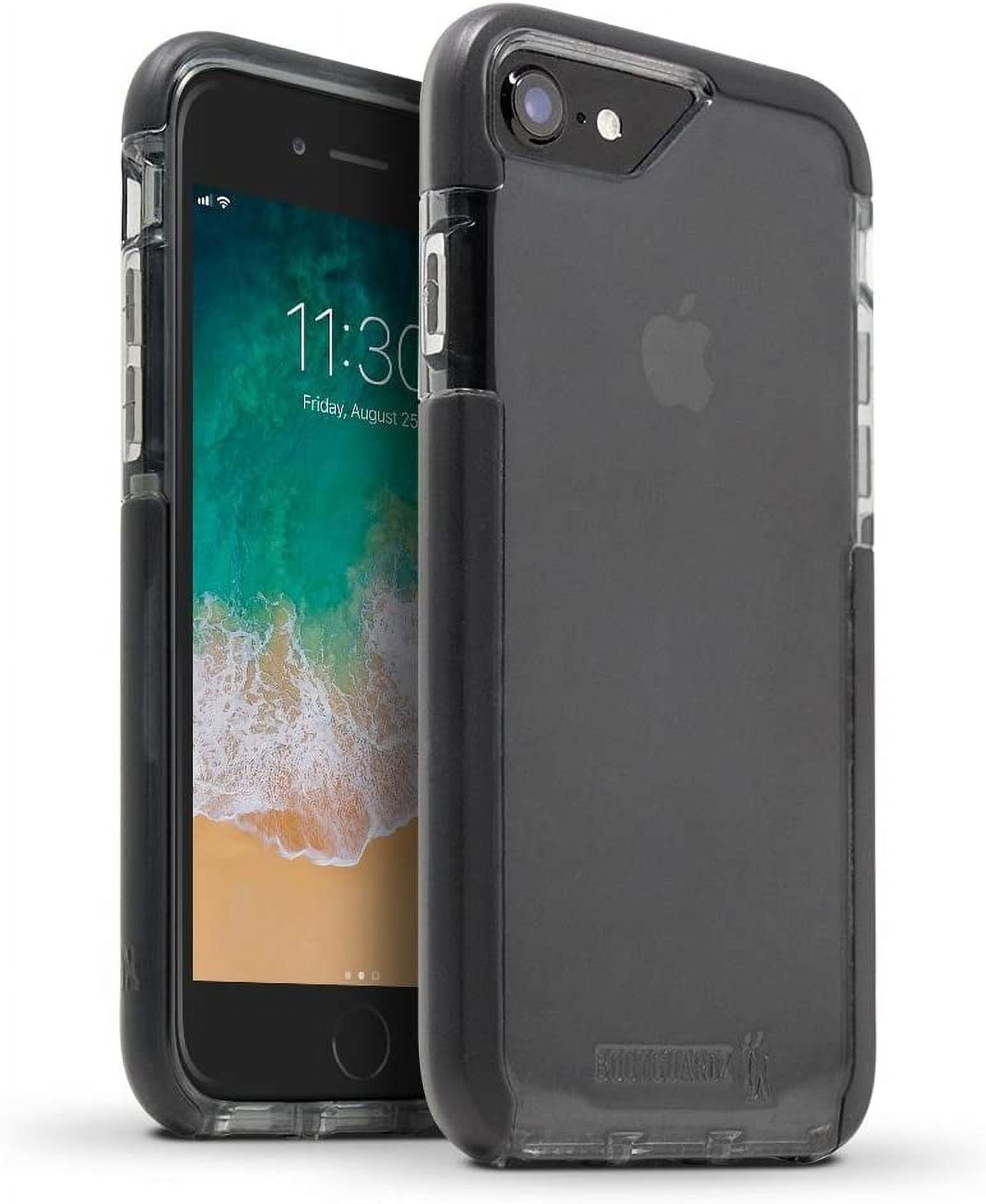 BodyGuardz Ace Pro Case for iPhone 8 / 7 / SE - Smoke / Black - Walmart ...