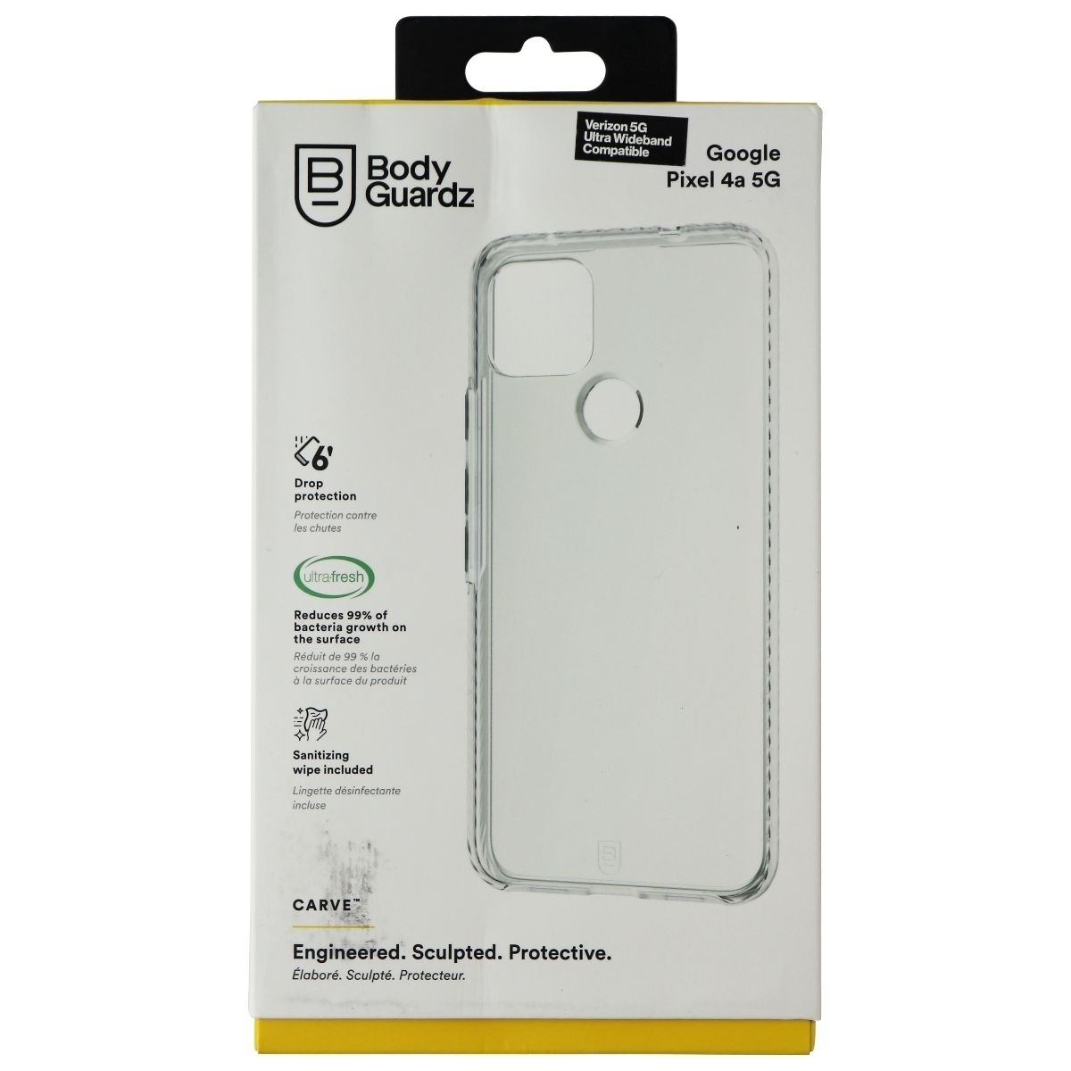 BodyGuardz Carve Series Case for Google Pixel 4a 5G - Clear - Walmart.com