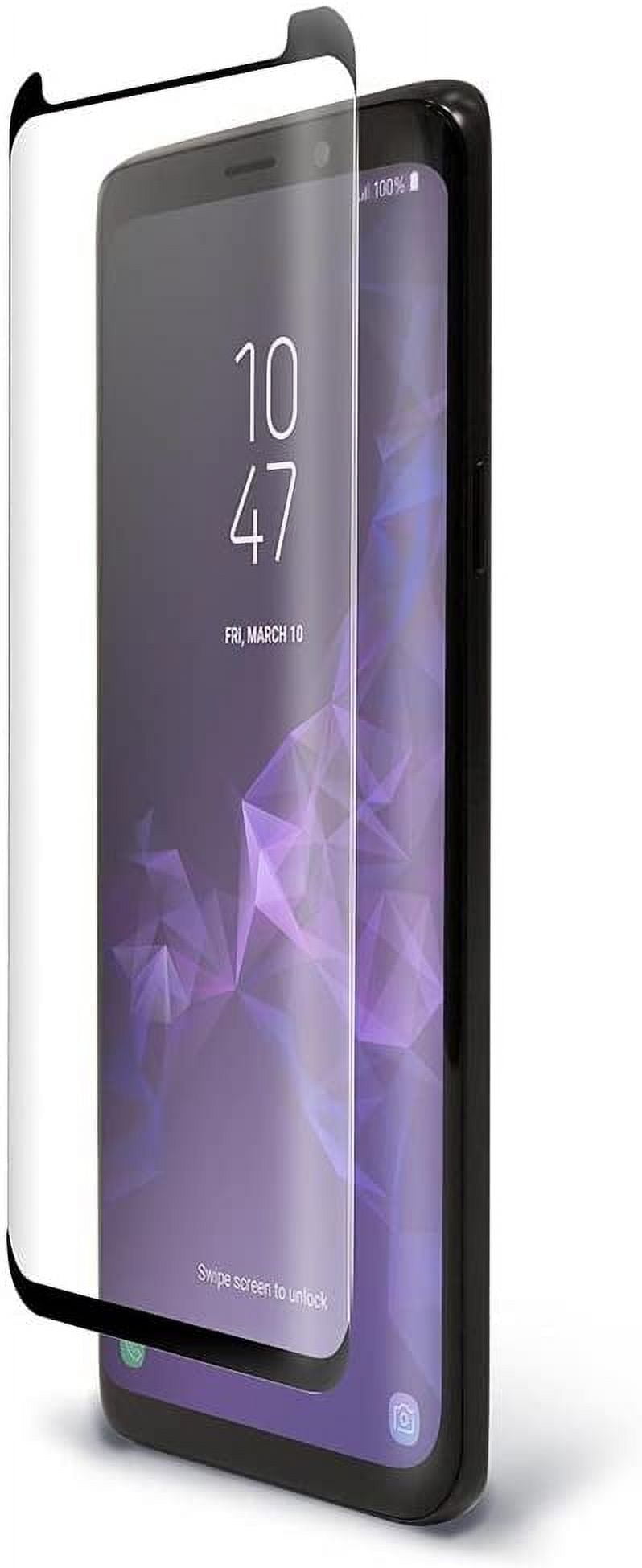 BodyGuardz Pure ARC Curved Glass Screen Protector Clear for Galaxy S9 ...
