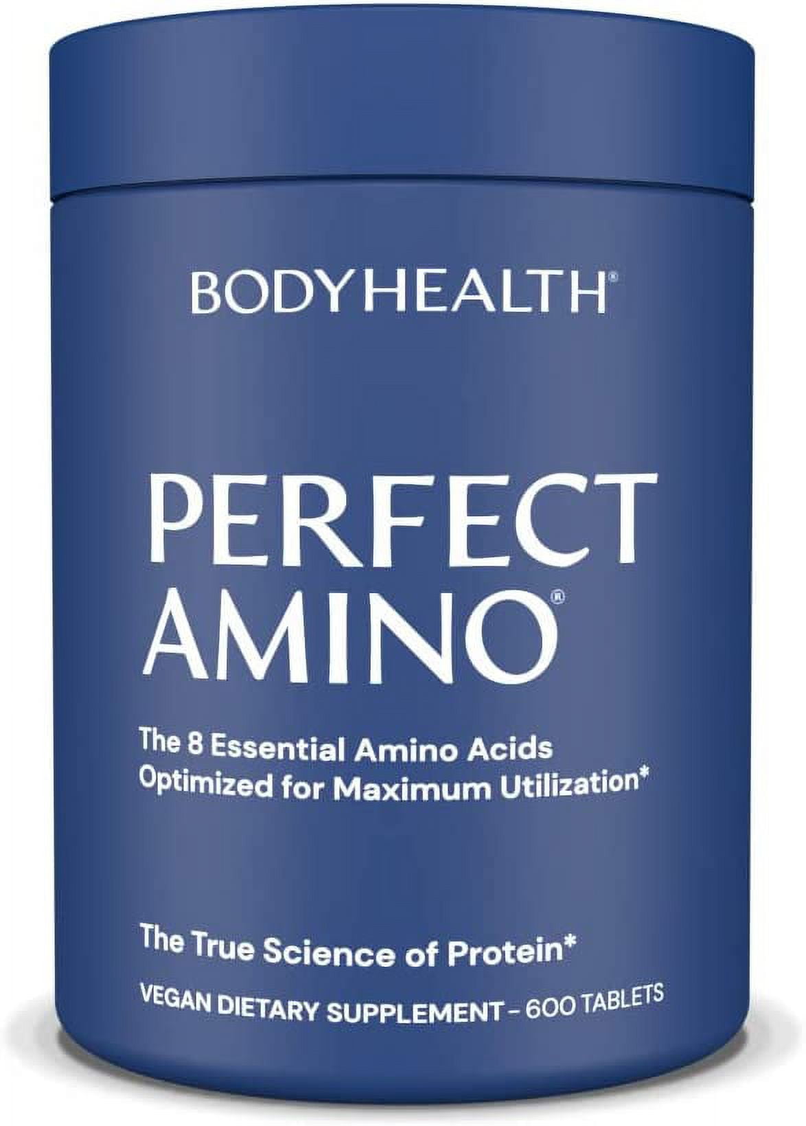 BodyHealth PerfectAmino 600 Tablets, Essential Amino Acids & BCAA ...