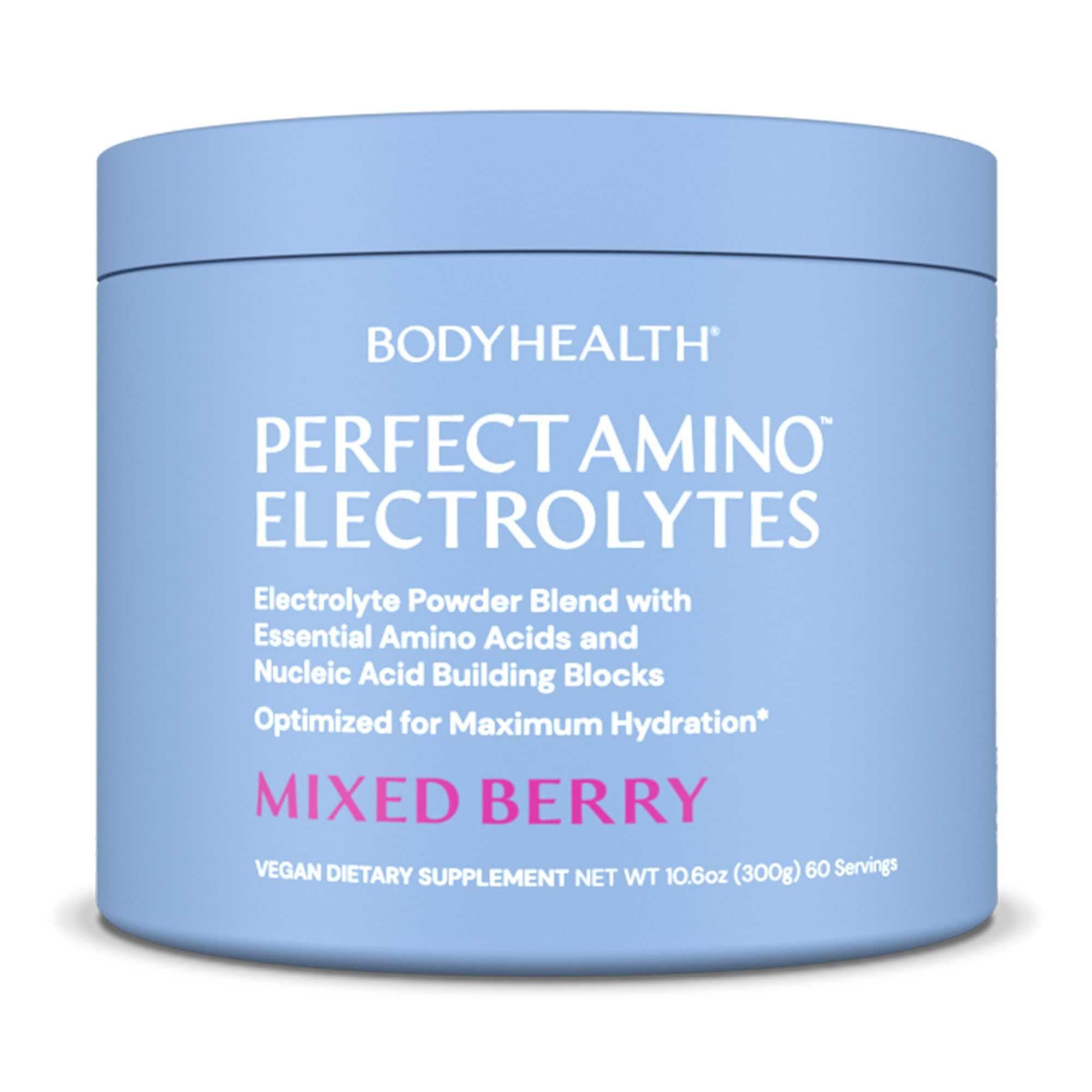 BodyHealth PerfectAmino Electrolytes Powder No Sugar, Keto Sugar Free ...