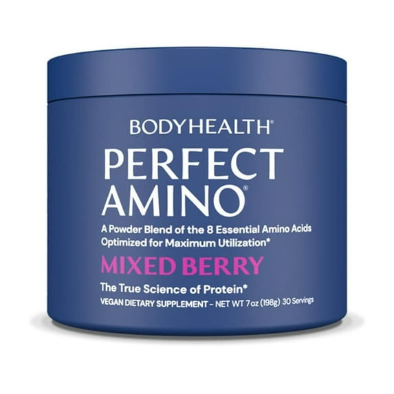 BodyHealth PerfectAmino Powder Mixed Berry Amino Acid Supplement, 30 Servings - Walmart.com