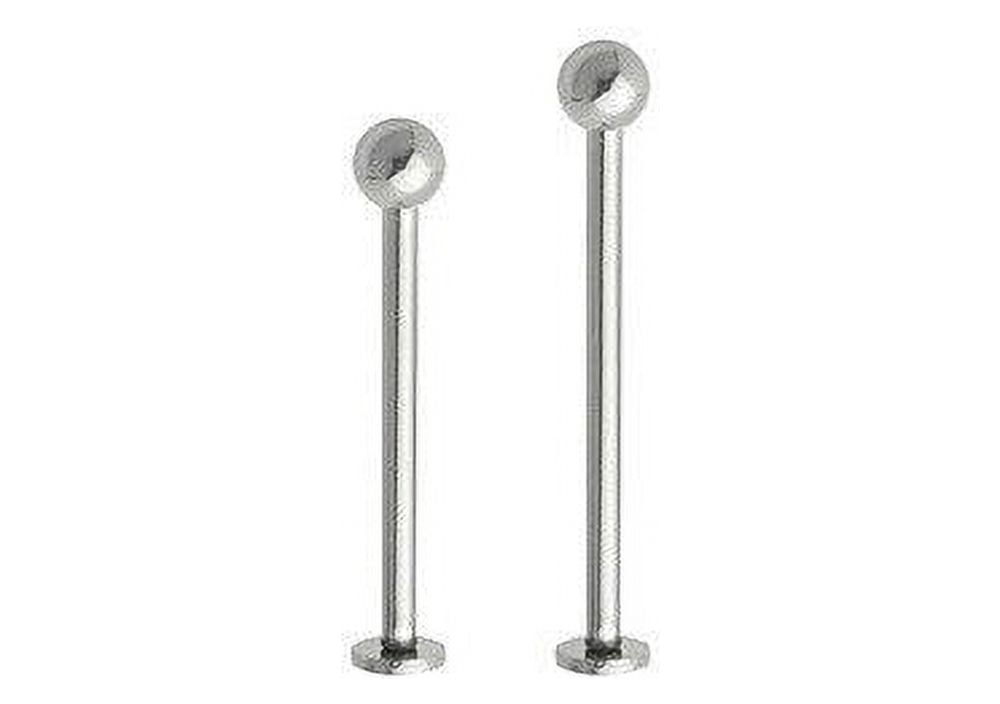BodyJewelryOnline 14G 16G Long Surgical Steel Cheek Labret Lip Ring ...