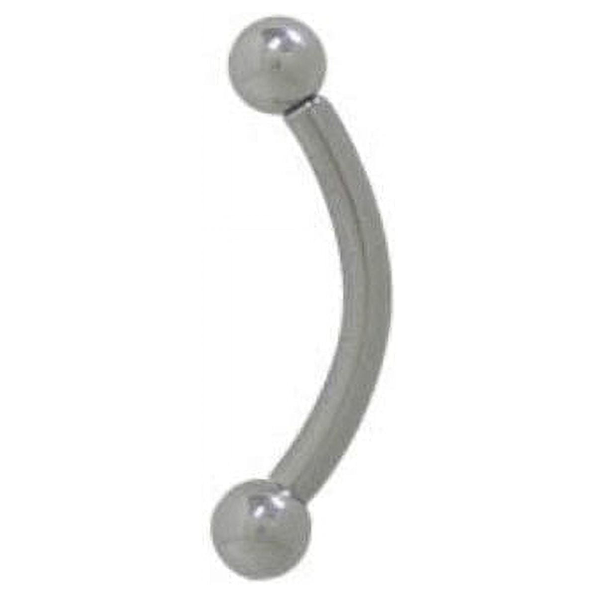 BodyJewelryOnline Curved Barbell Ring Surgical Steel 12 Gauge 4 ...