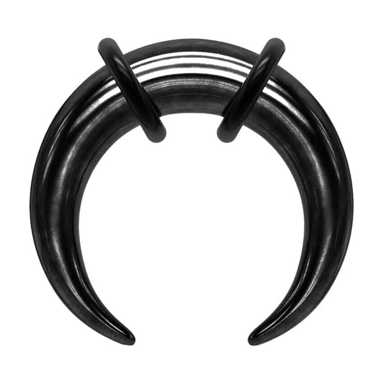Luxe Modz Surgical Steel Crescent Tapers Bull Stretchers Expander ...