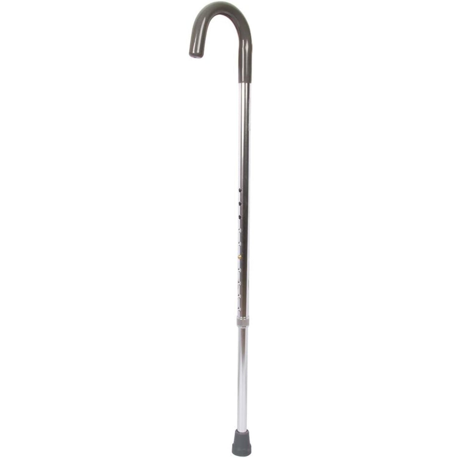 BodyMed Aluminum Adjustable Cane, Contoured Vinyl Grip Handle, Height ...