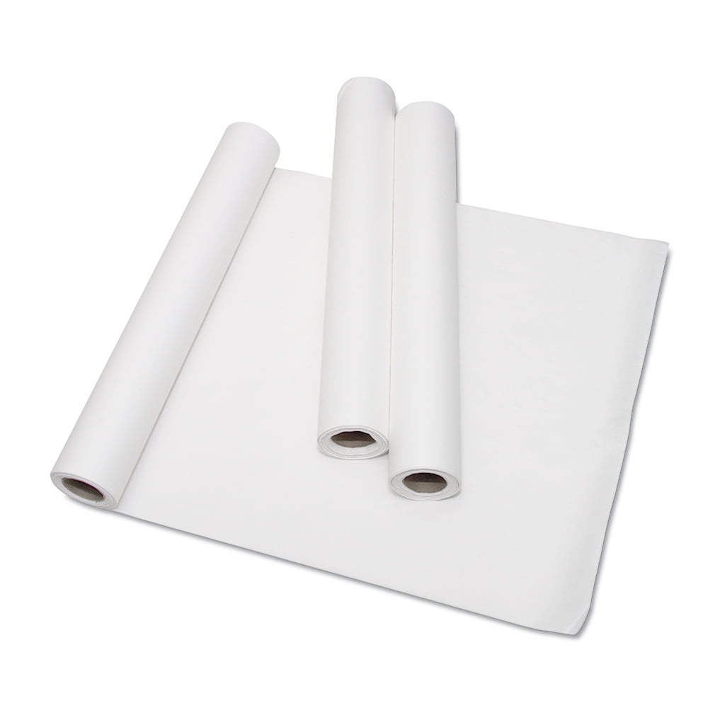 BodyMed Premium Exam Table Paper, Smooth White, 18 in. x 225 ft. (12 ...