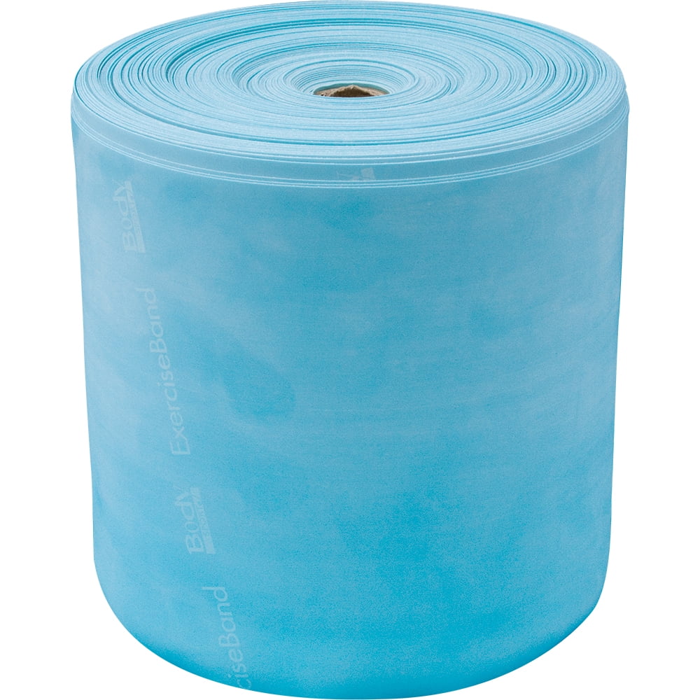 BodySport Bulk Exercise Band, 6 in. x 50 yd., Light Blue, Heavy ...