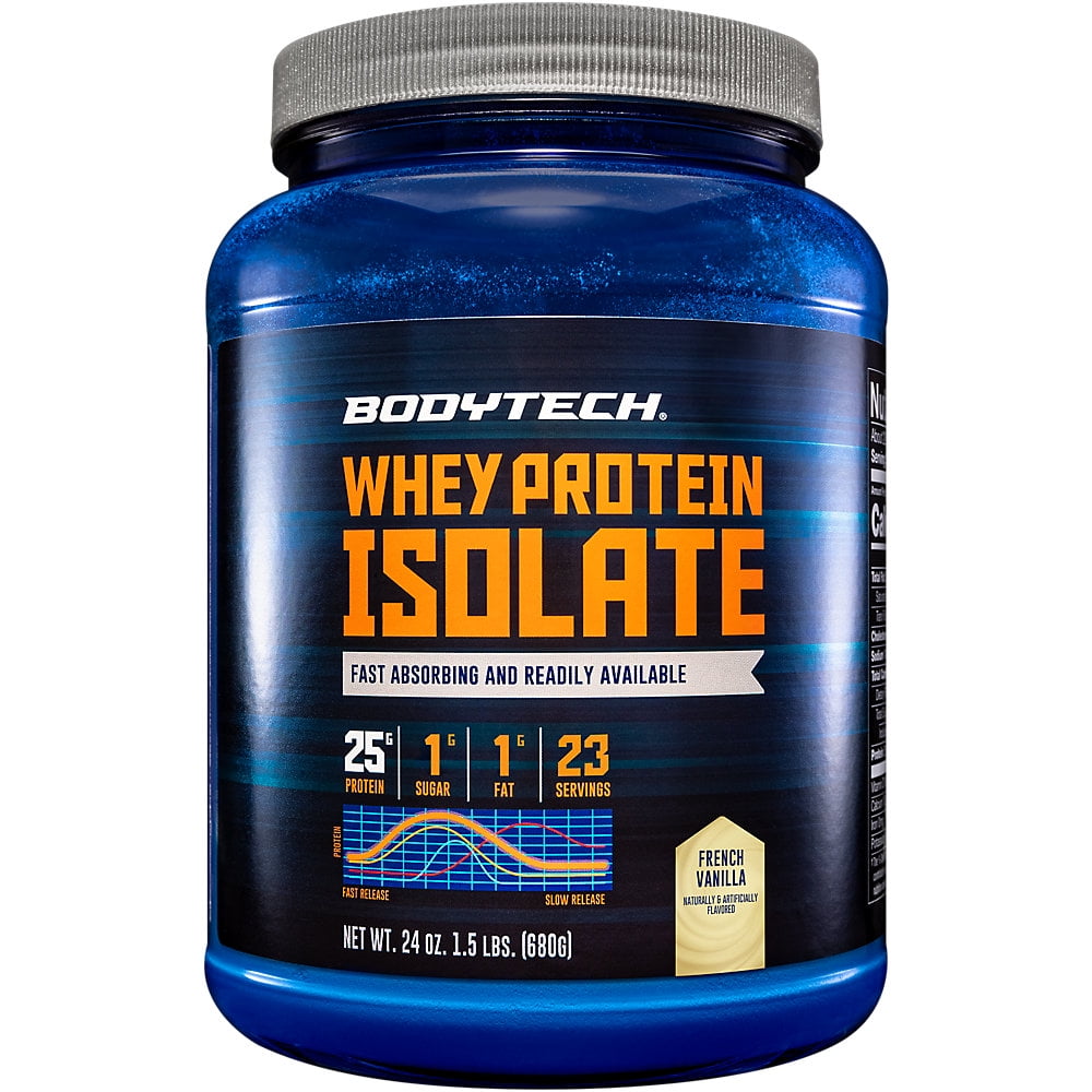 BodyTech Whey Protein Isolate Powder - With 25 Grams of Protein per ...