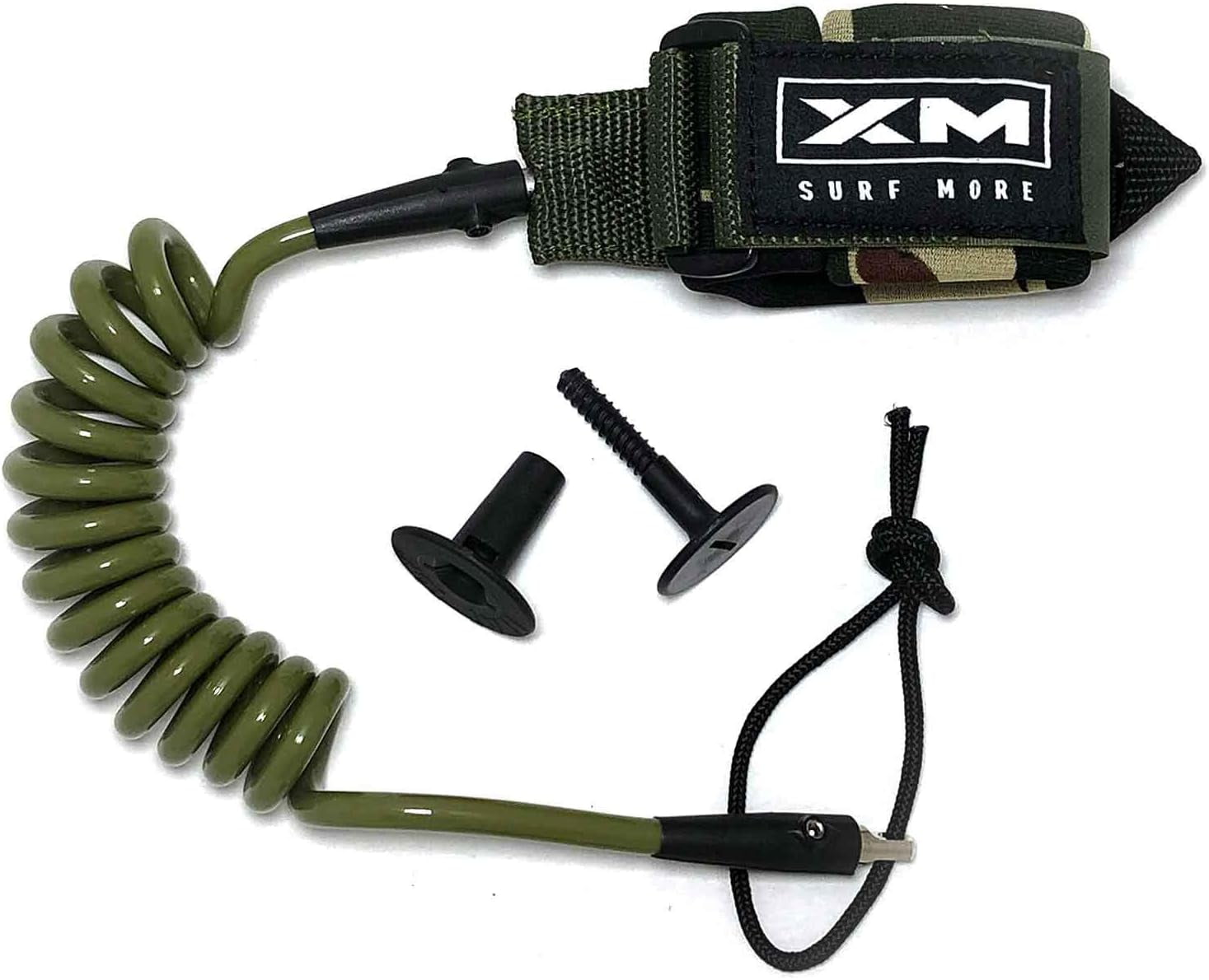 Bodyboard Leash - Premium Coiled EZ-FIT Wrist Body Board With Plug ...