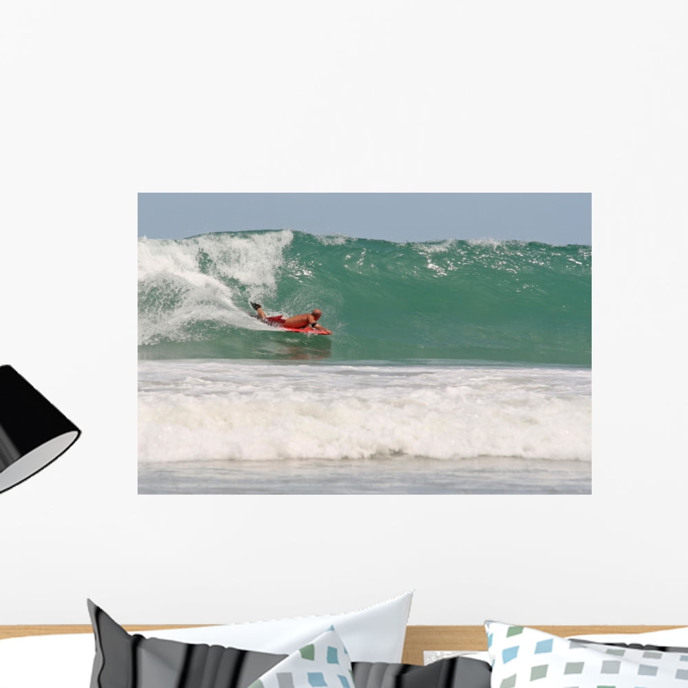 Bodyboarding Thailand Wall Mural Decal by Wallmonkeys Vinyl Peel and ...