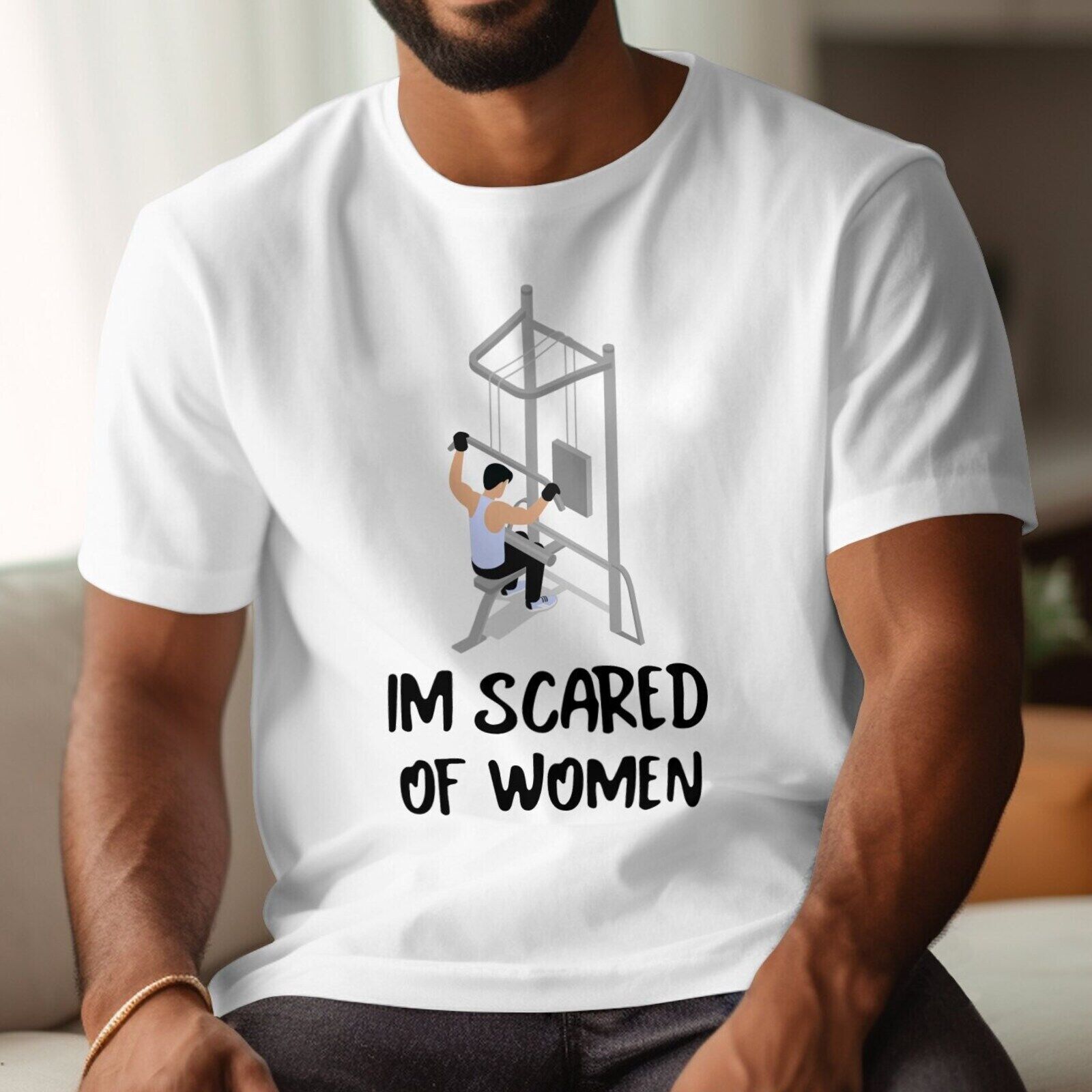 Bodybuilder Joke Shirt, Gym Humor Tee, Workout Fun Wear, Muscle Flexing ...