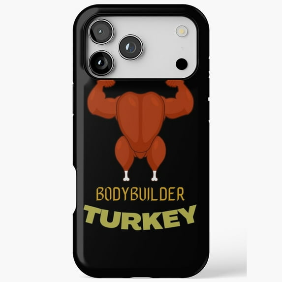 Bodybuilder Turkey Funny Protective Case for iPhone 11 12 13 14 15 16 ...