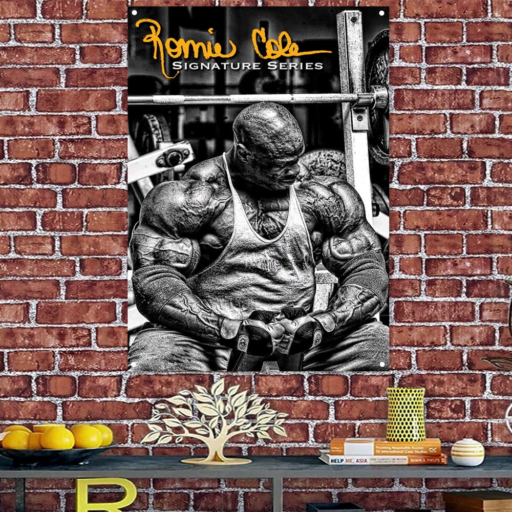 Bodybuilder showing muscles - Success Motivational Wall Art Poster ...