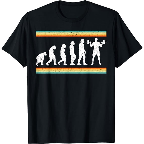 Bodybuilding Evolution Bodybuilder Fitness Workout T-Shirt - Walmart.com