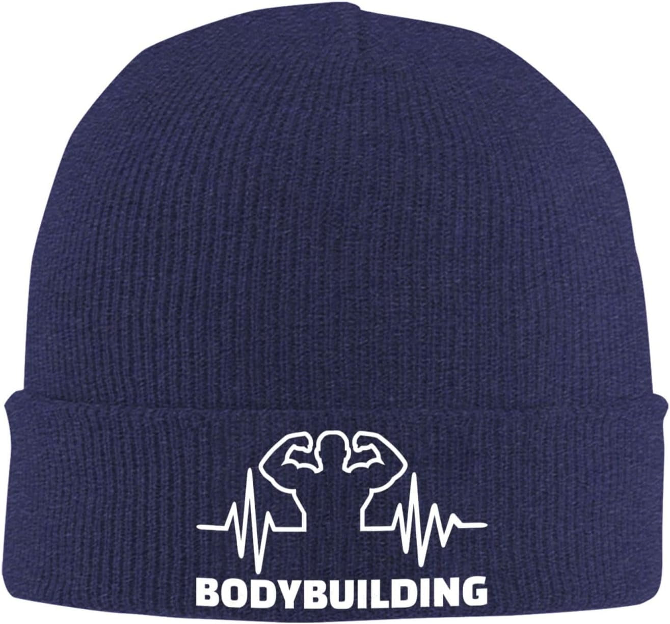 Bodybuilding Heartbeat Adult Knitted Hat Beanie Winter Warm Skull Hat ...