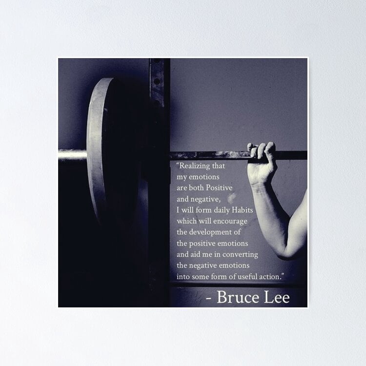 Bodybuilding Inspirational Quote Poster- Unframed Poster | Wall Art ...