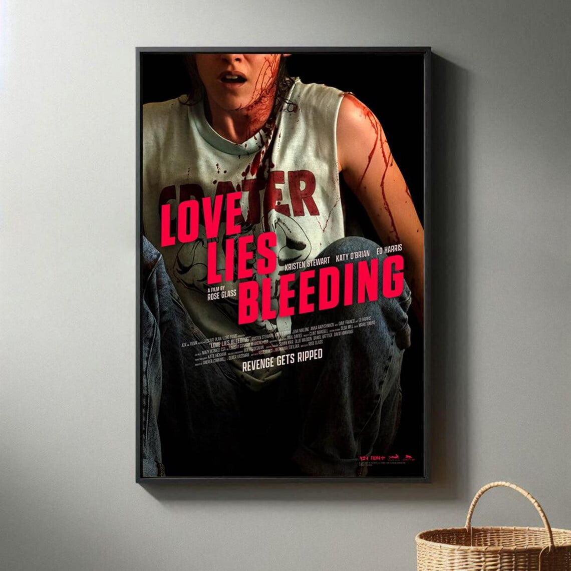 Bodybuilding Neo Noir Romance Crime Bleeding Minimalist Black and White ...
