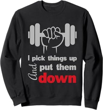 Bodybuilding gym weightlifting designs for men or women Sweatshirt ...