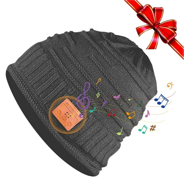 Bodychum Bluetooth Beanie: Rechargeable Knit Hat with Wireless Headset ...