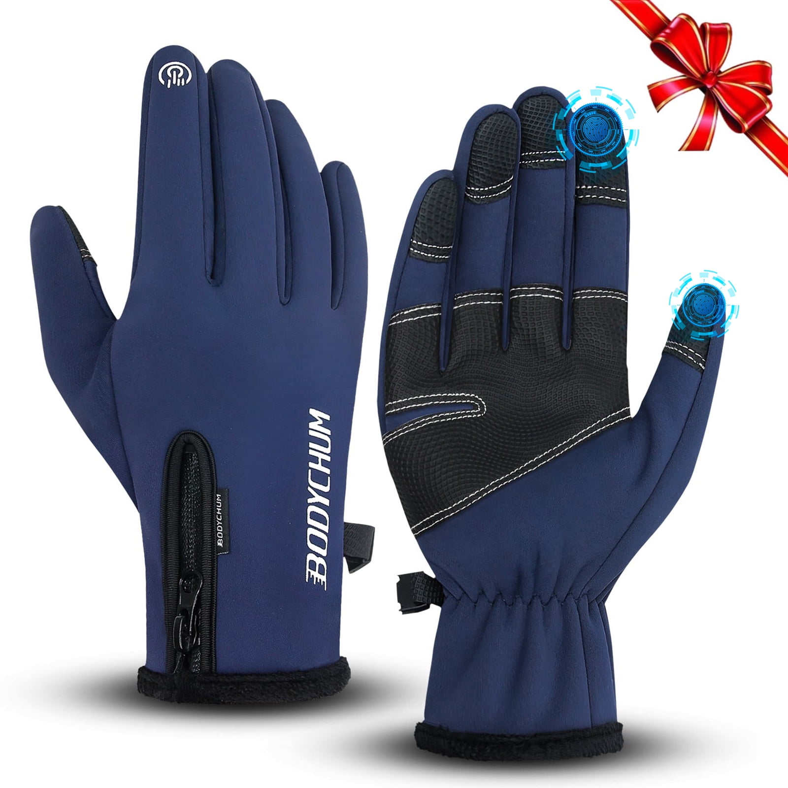 Bodychum Winter Sports Gloves Warm for Men Women Non-Slip Windproof ...
