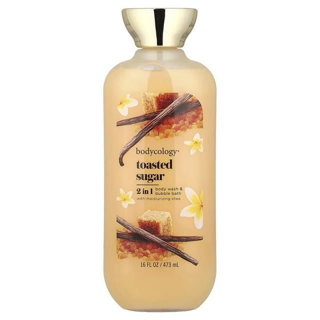 Bodycology 2 In 1 Body Wash And Bubble Bath Toasted Sugar 16 Fl Oz