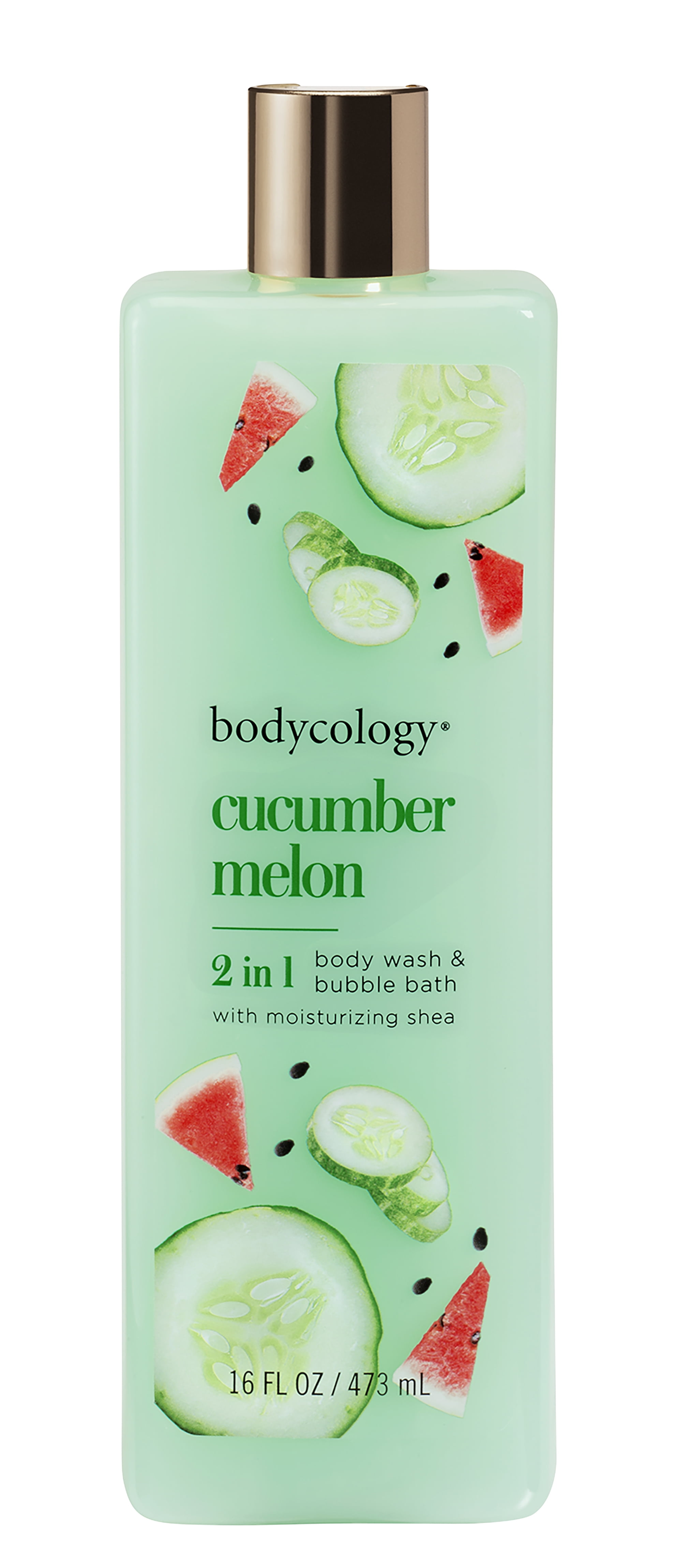 Bodycology 2in1 Body Wash And Bubble Bath Cucumber Melon 16 Fl Oz