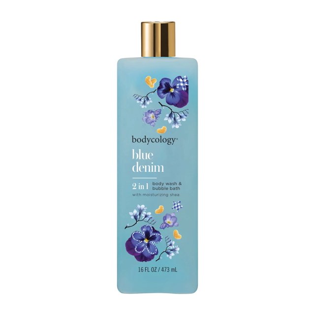 Bodycology Blue Denim 2 n1 Body Wash & Bubble Bath, 16 oz - Walmart.com
