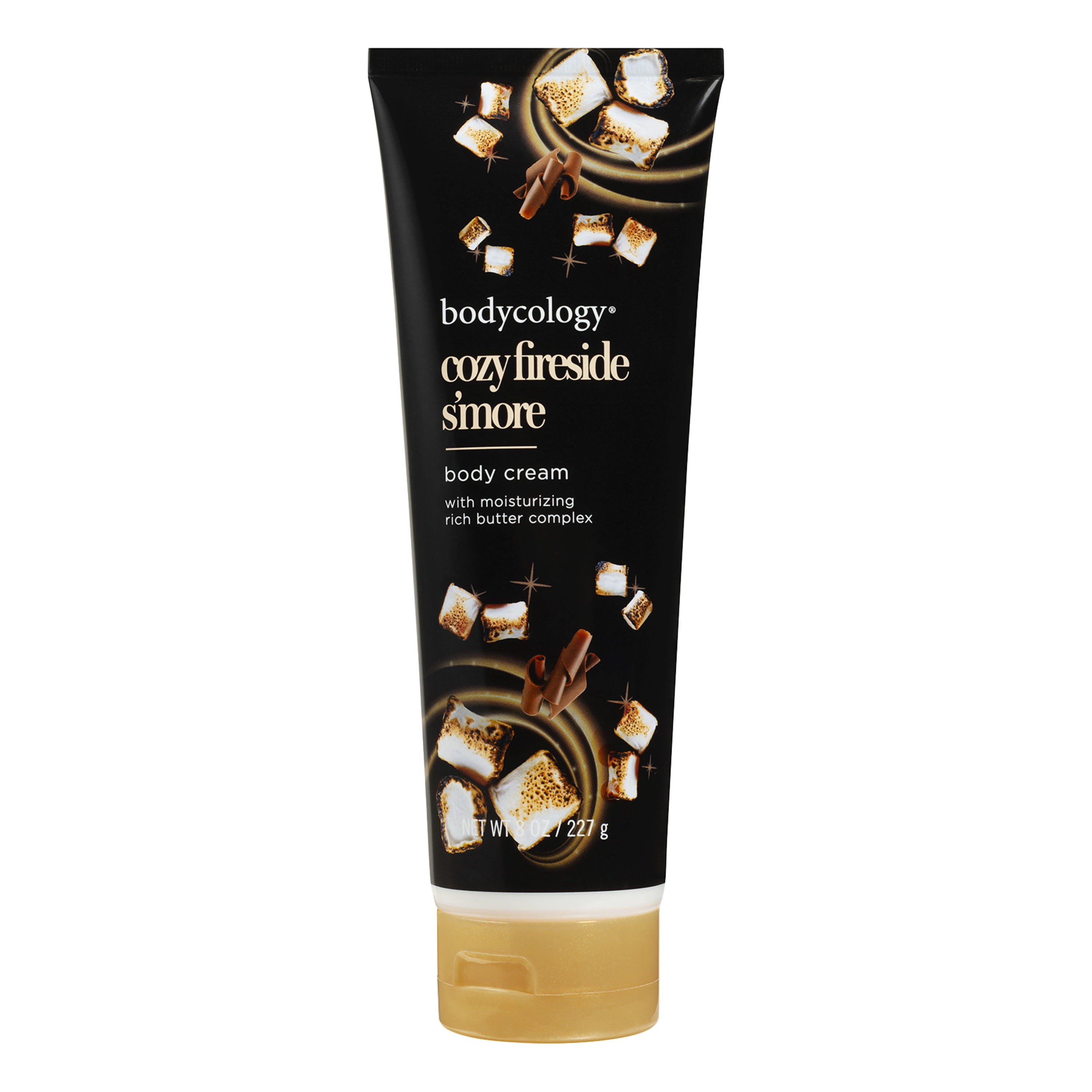 Bodycology Cozy Fireside Smore Fragrance Body Cream 8 Oz
