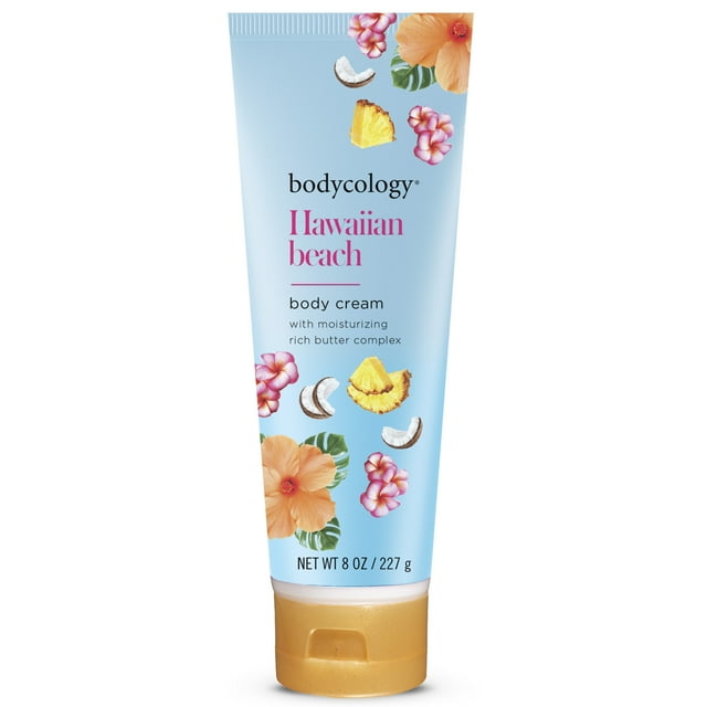 Bodycology Hawaiian Beach Body Cream, Smell Good, 8 oz - Walmart.com