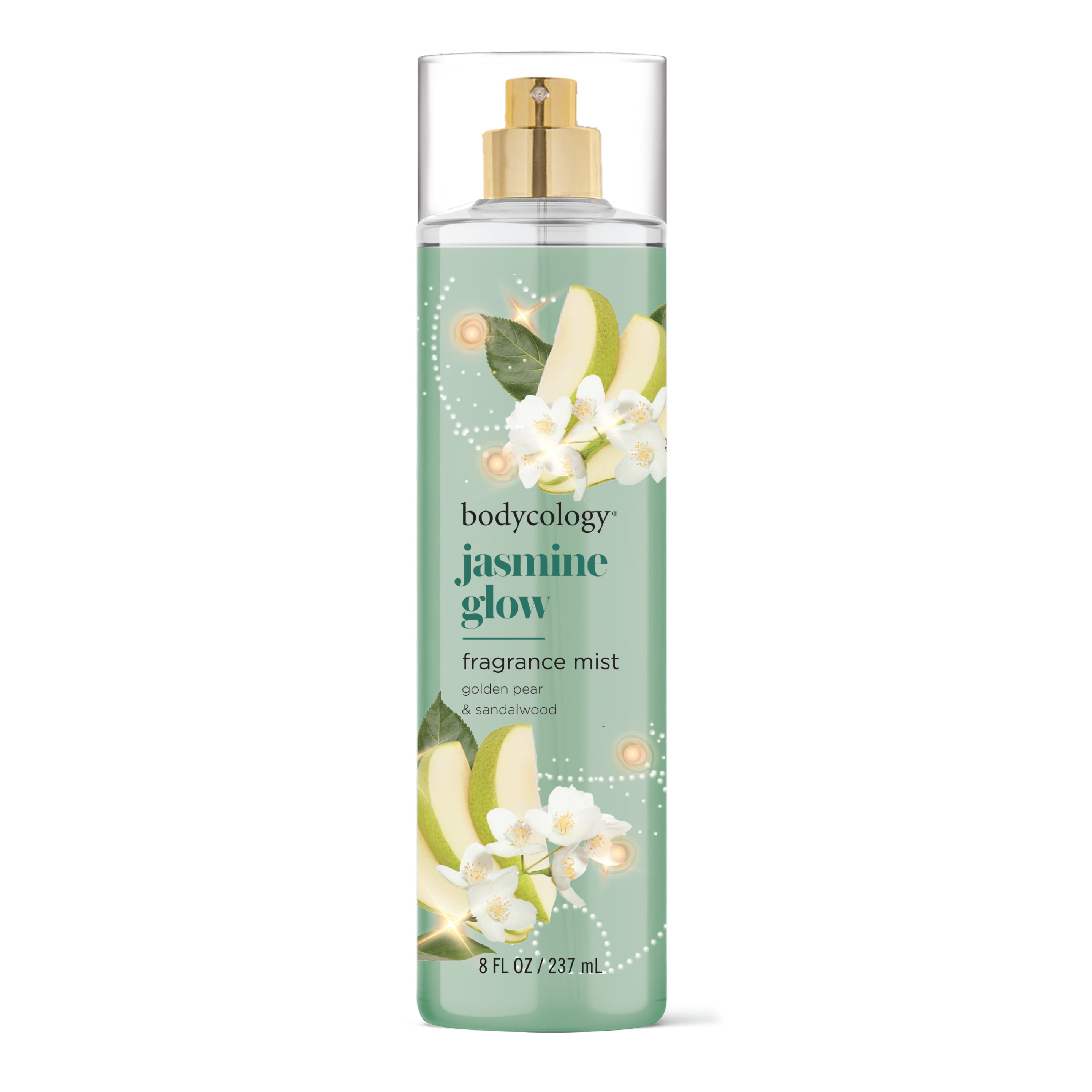 Bodycology Jasmine Glow Body Mist 8 fl oz with Pear Gardenia Sandalwood ...