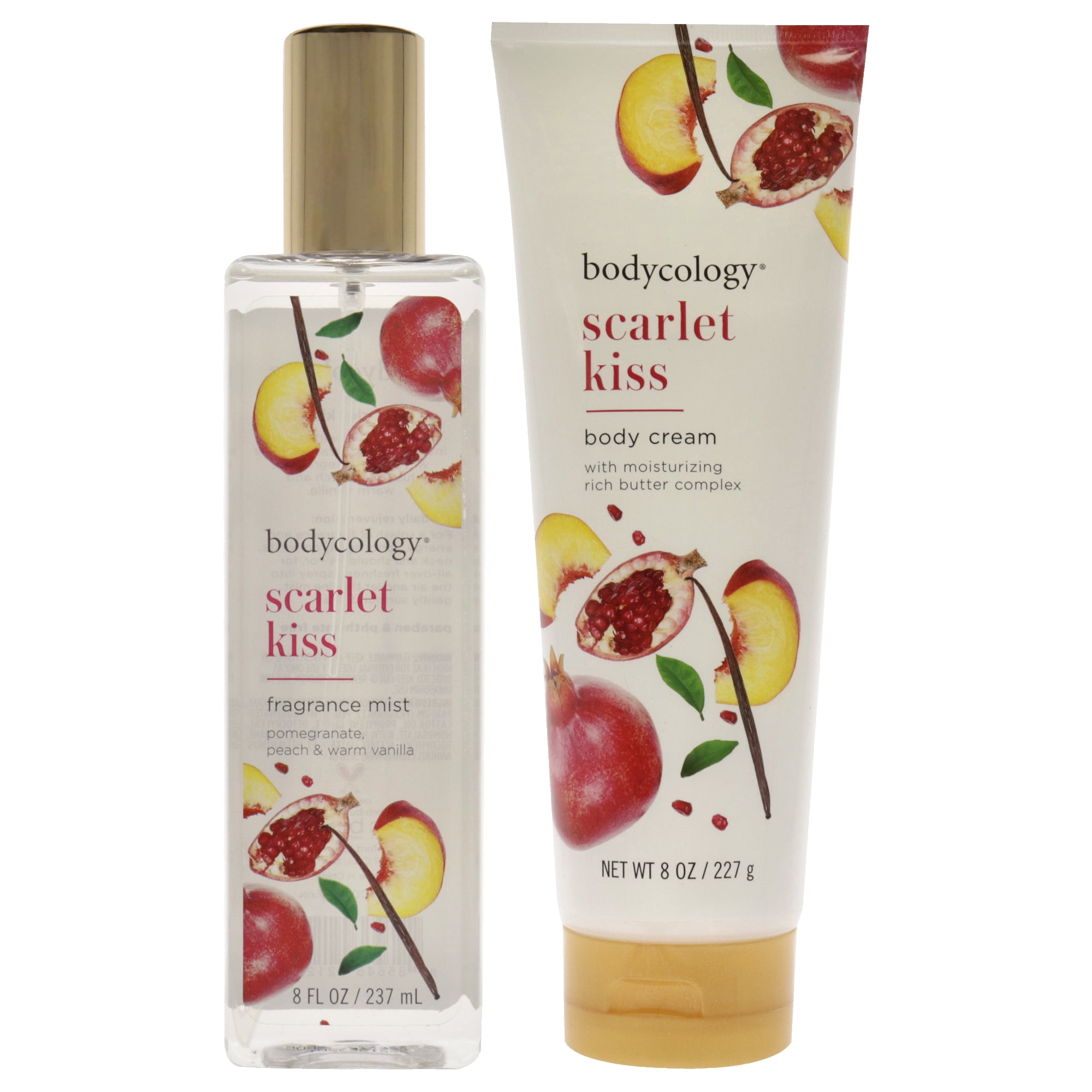 Bodycology Scarlet Kiss Kit by Bodycology Kit , 2 Pc Kit 8oz Fragrance ...