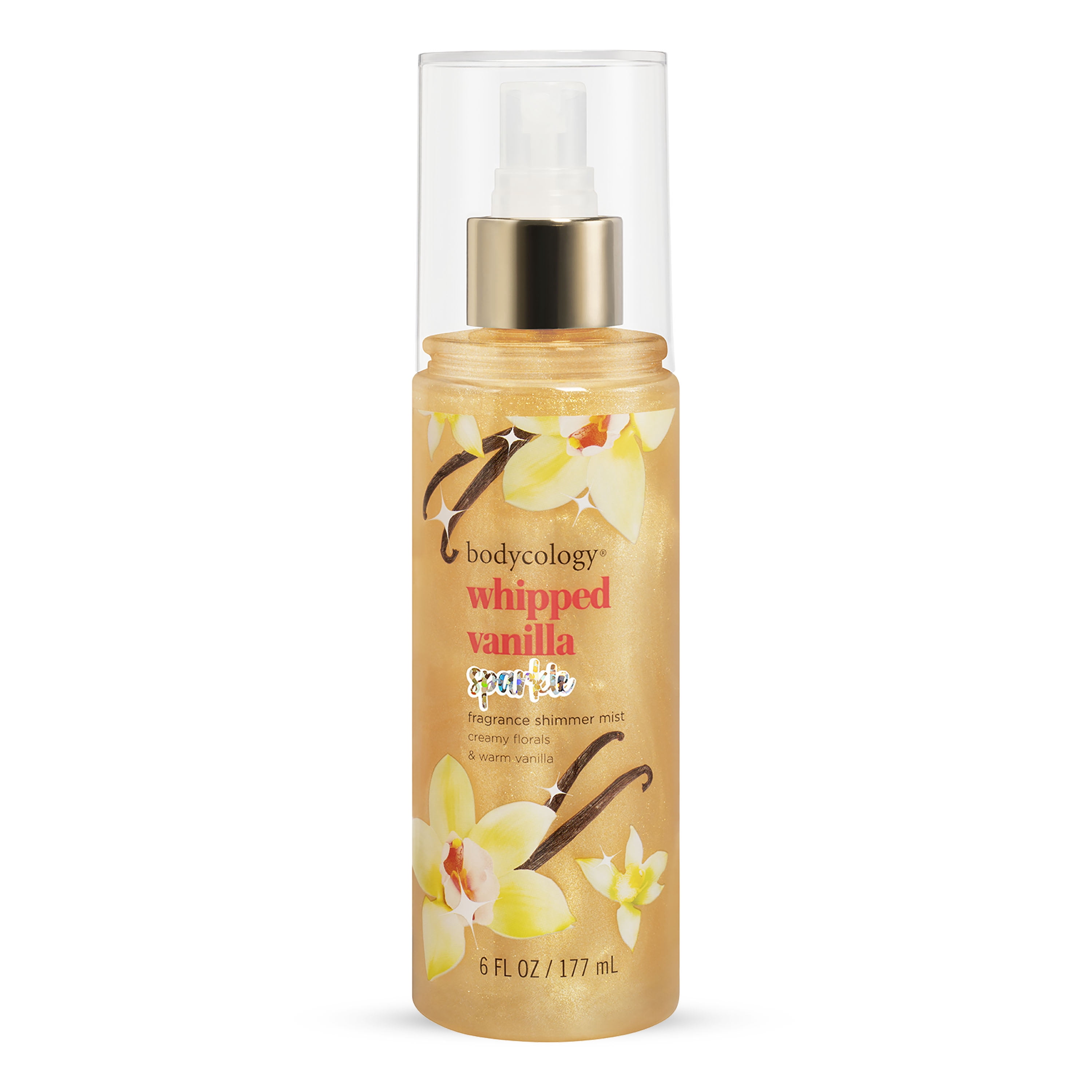 Bodycology Sparkle Fragrance Shimmer Mist, Whipped Vanilla, 6 fl oz ...