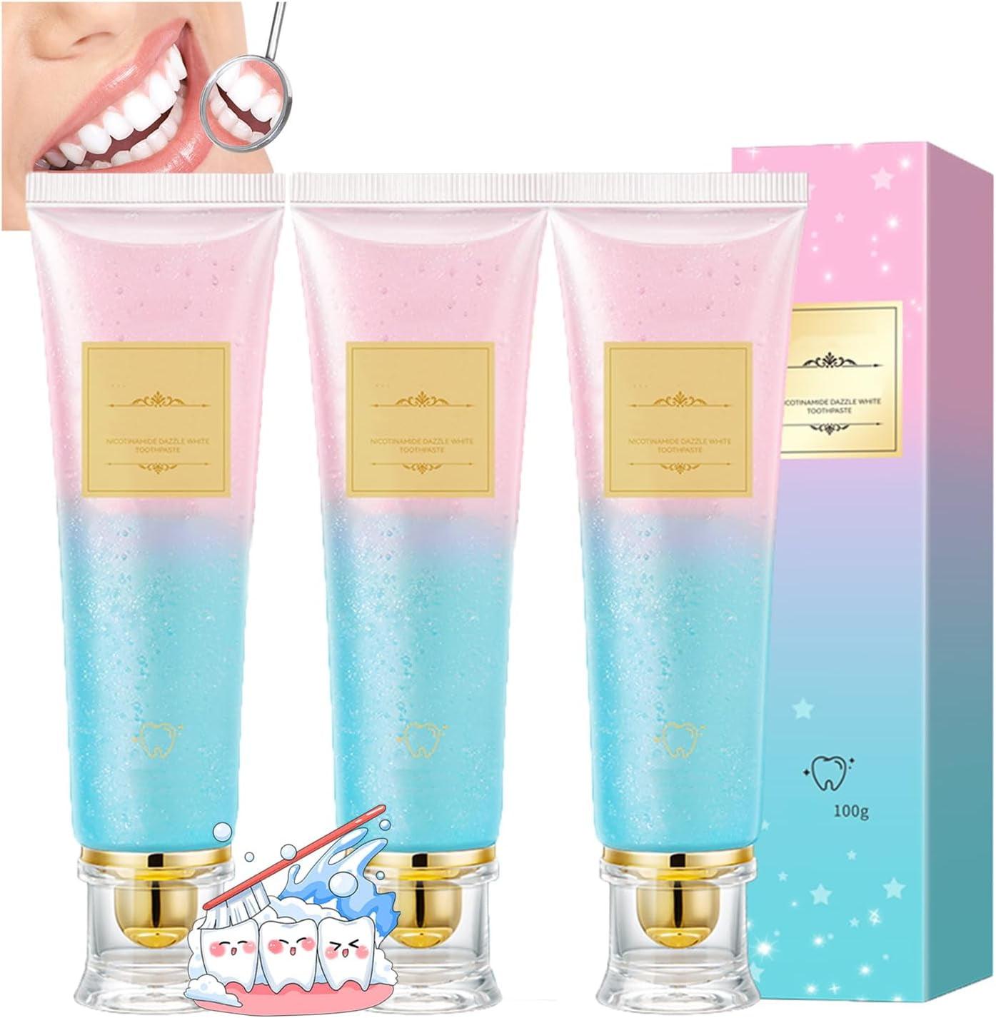 Bodyexcel Niacinamide Toothpaste, 100g Pearly Whytē Whitening ...