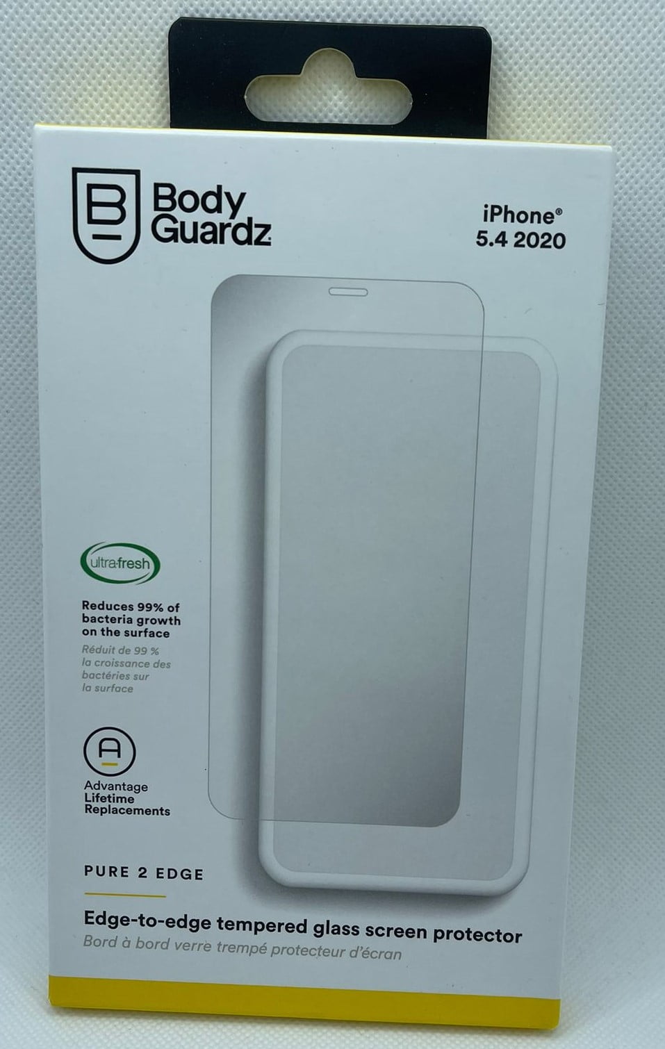 Bodyguardz Pure 2 Edge Antimicrobial, Extreme Drop and Scratch ...