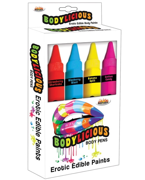 Bodylicious Edible Pens - Pack of 4 - Walmart.com