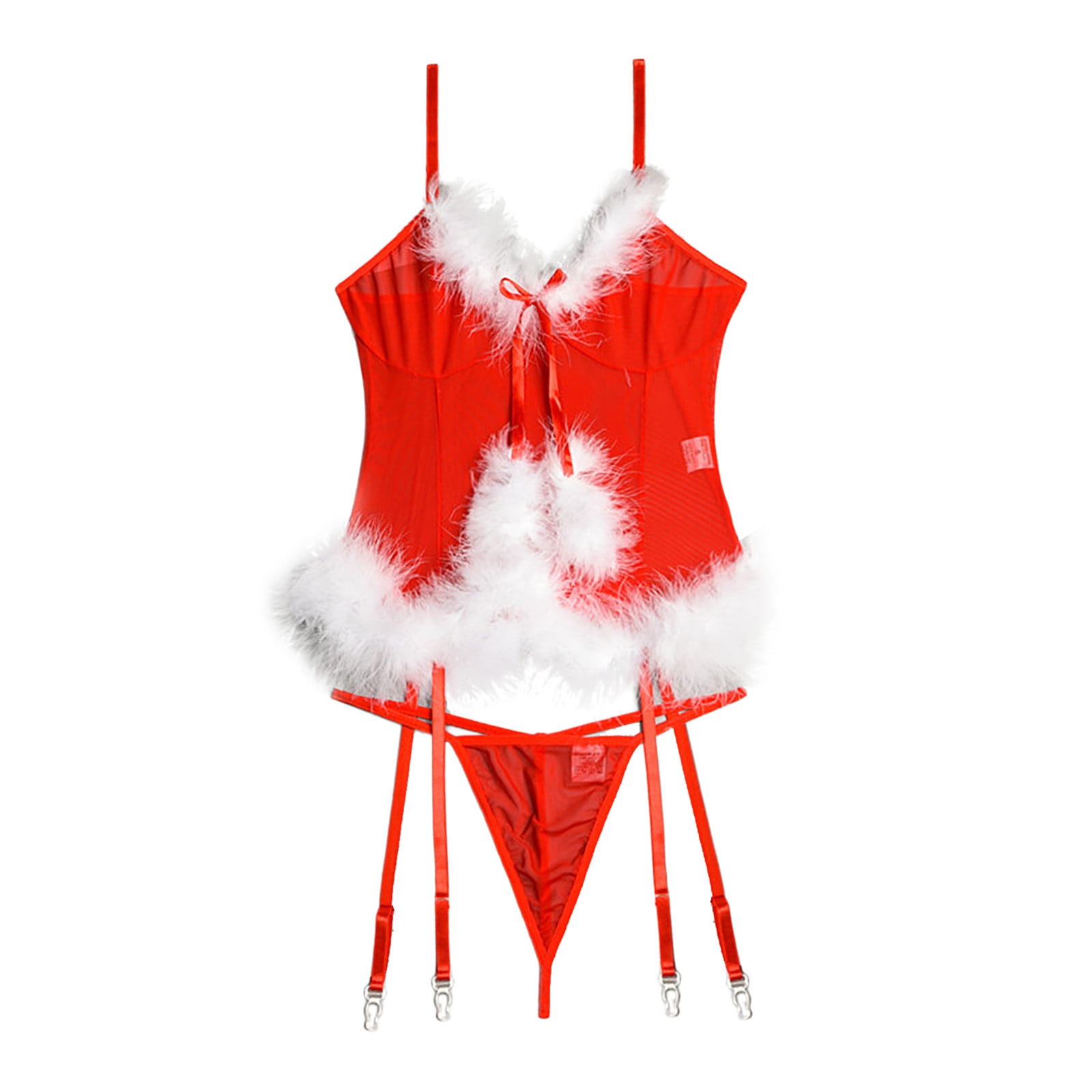 Bodysuit Lingerie One Piece Sheer Mesh Teddies Lingerie For Women For Skimpy Fuzzy Lingerie Sets