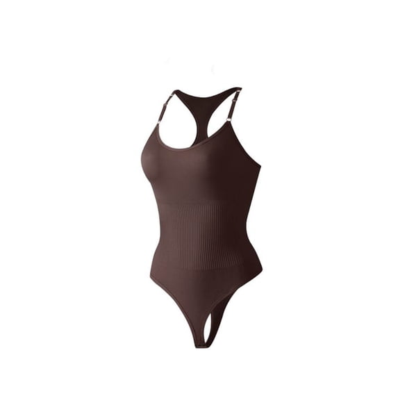 Bodysuit for Women Tummy Control Shapewear Body Shaper Spaghetti Strap ...
