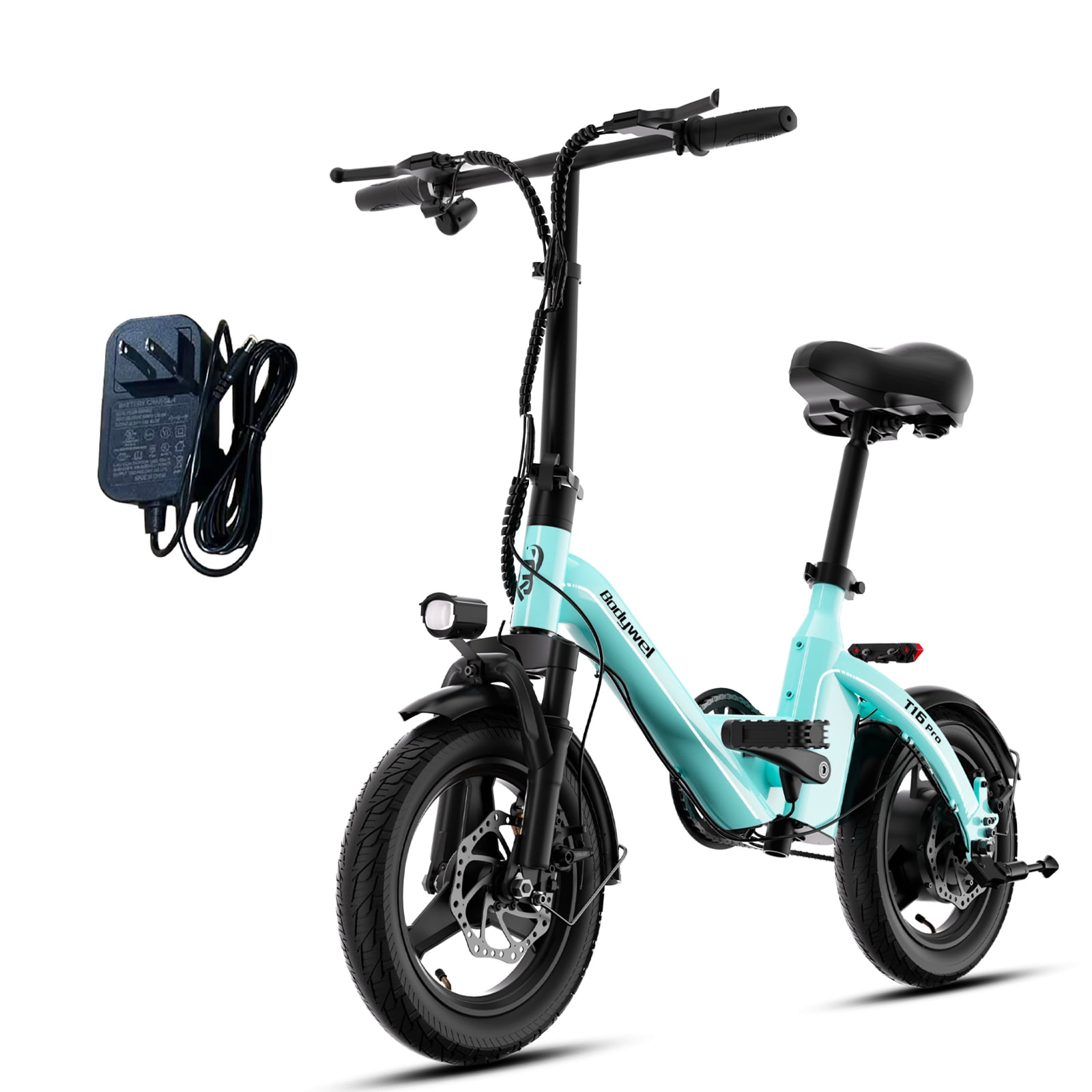 Bodywel 14" Electric Bike for Adults, Folding Ebike, Adult Electric ...