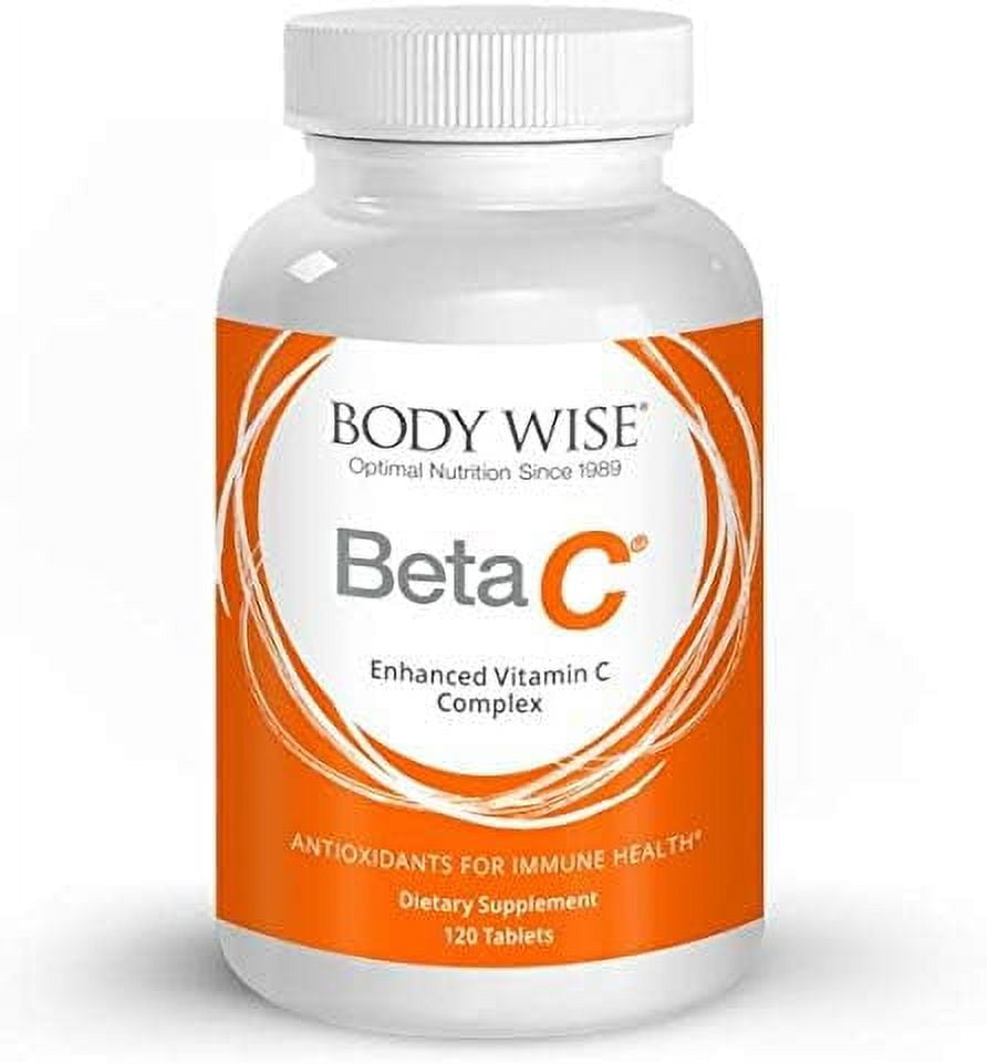 Bodywise Beta C - Enhanced C Complex - 120 Tablets - Walmart.com
