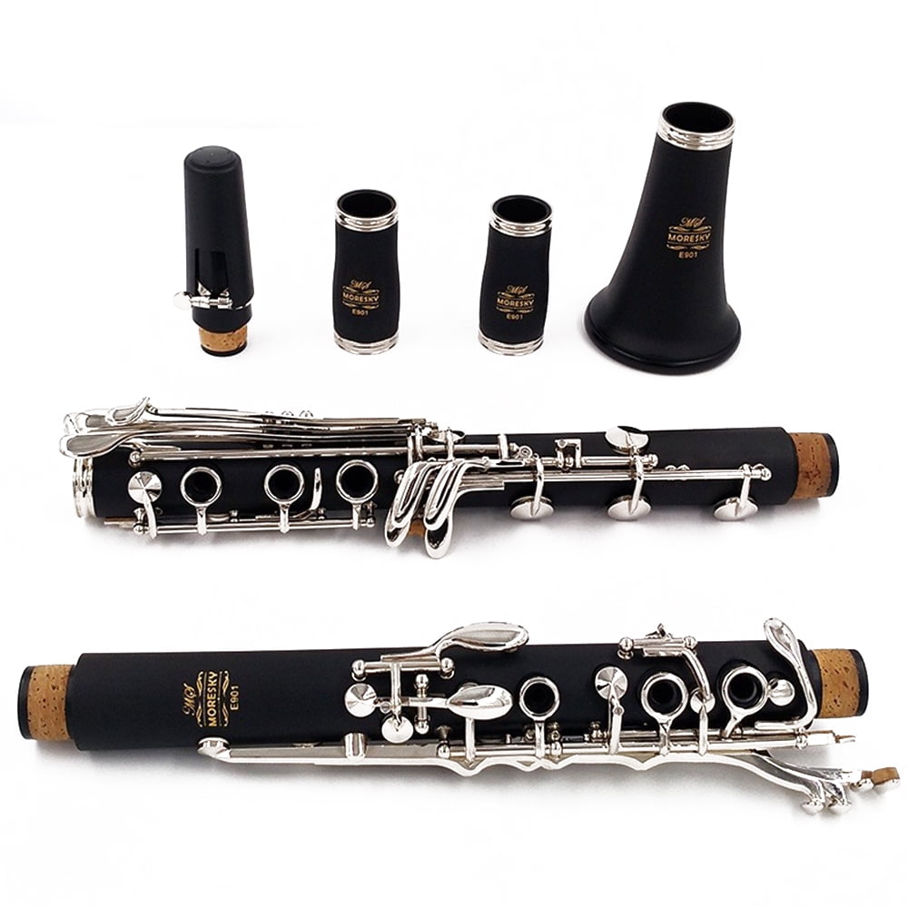 Boehm system clarinet G Tune clarinet nickel plated keys E901 - Walmart.com
