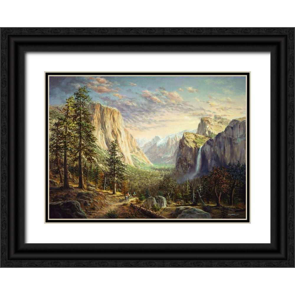 Boehme, Nicky 14x11 Black Ornate Wood Framed with Double Matting Museum ...