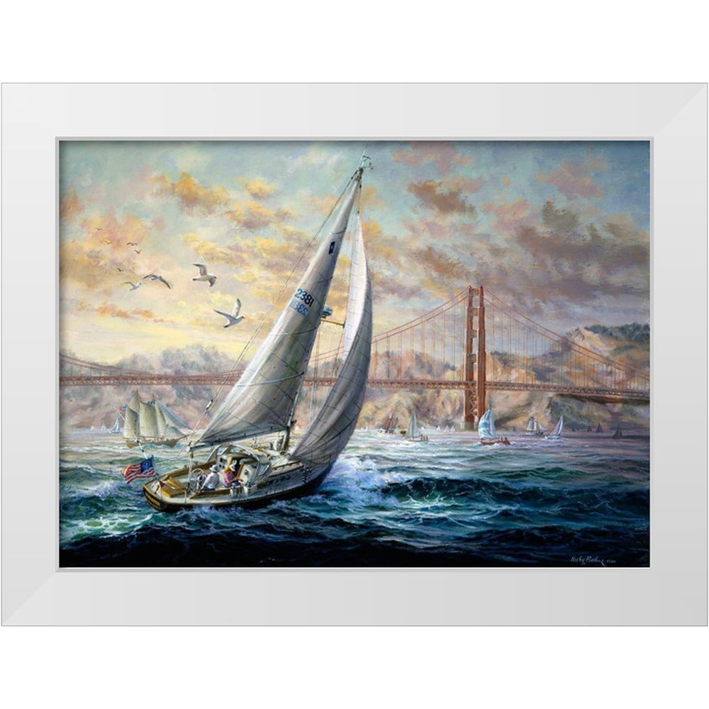 Boehme, Nicky 14x11 White Modern Wood Framed Museum Art Print Titled ...