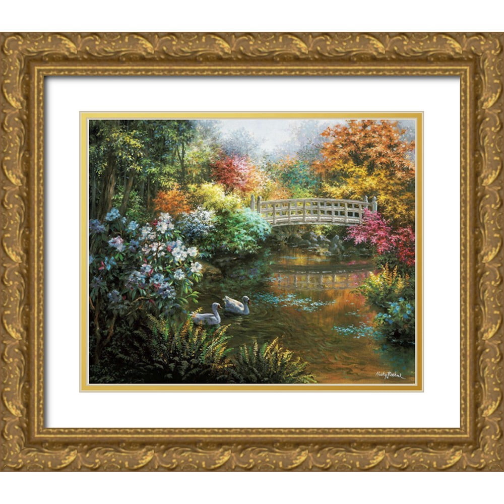 Boehme, Nicky 14x12 Gold Ornate Wood Framed with Double Matting Museum ...