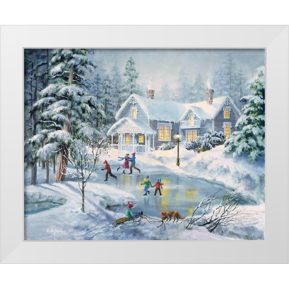 Boehme, Nicky 14x12 White Modern Wood Framed Museum Art Print Titled ...