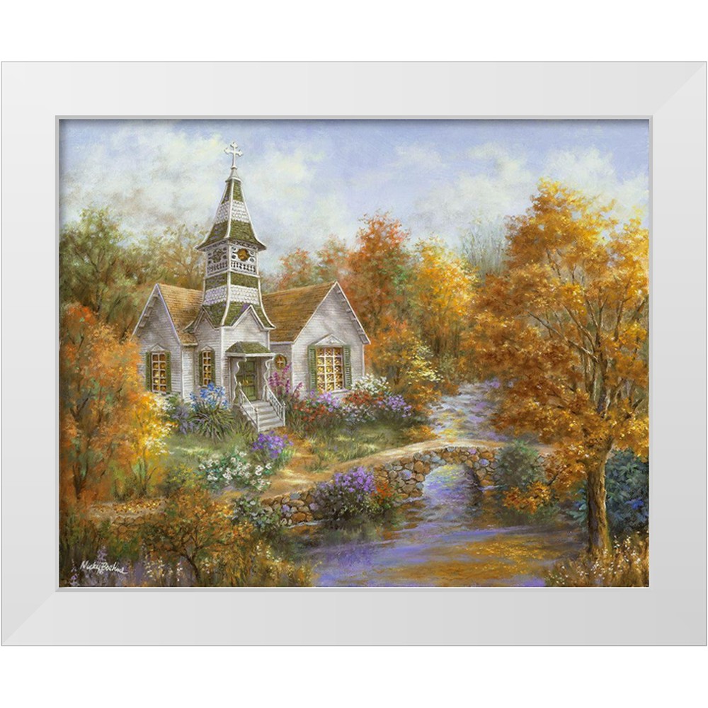 Boehme, Nicky 14x12 White Modern Wood Framed Museum Art Print Titled ...