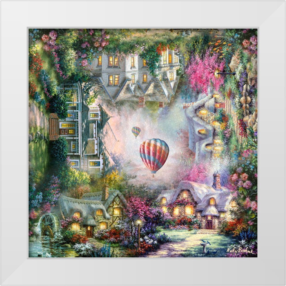Boehme, Nicky 15x15 White Modern Wood Framed Museum Art Print Titled ...