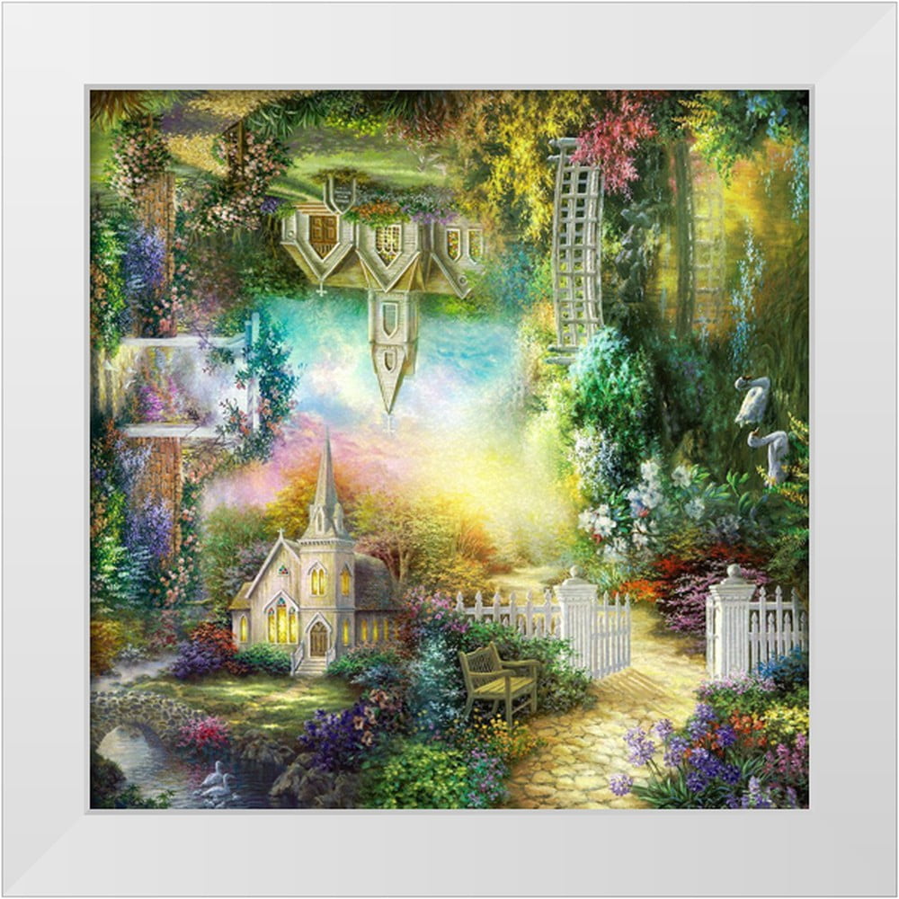 Boehme, Nicky 15x15 White Modern Wood Framed Museum Art Print Titled ...