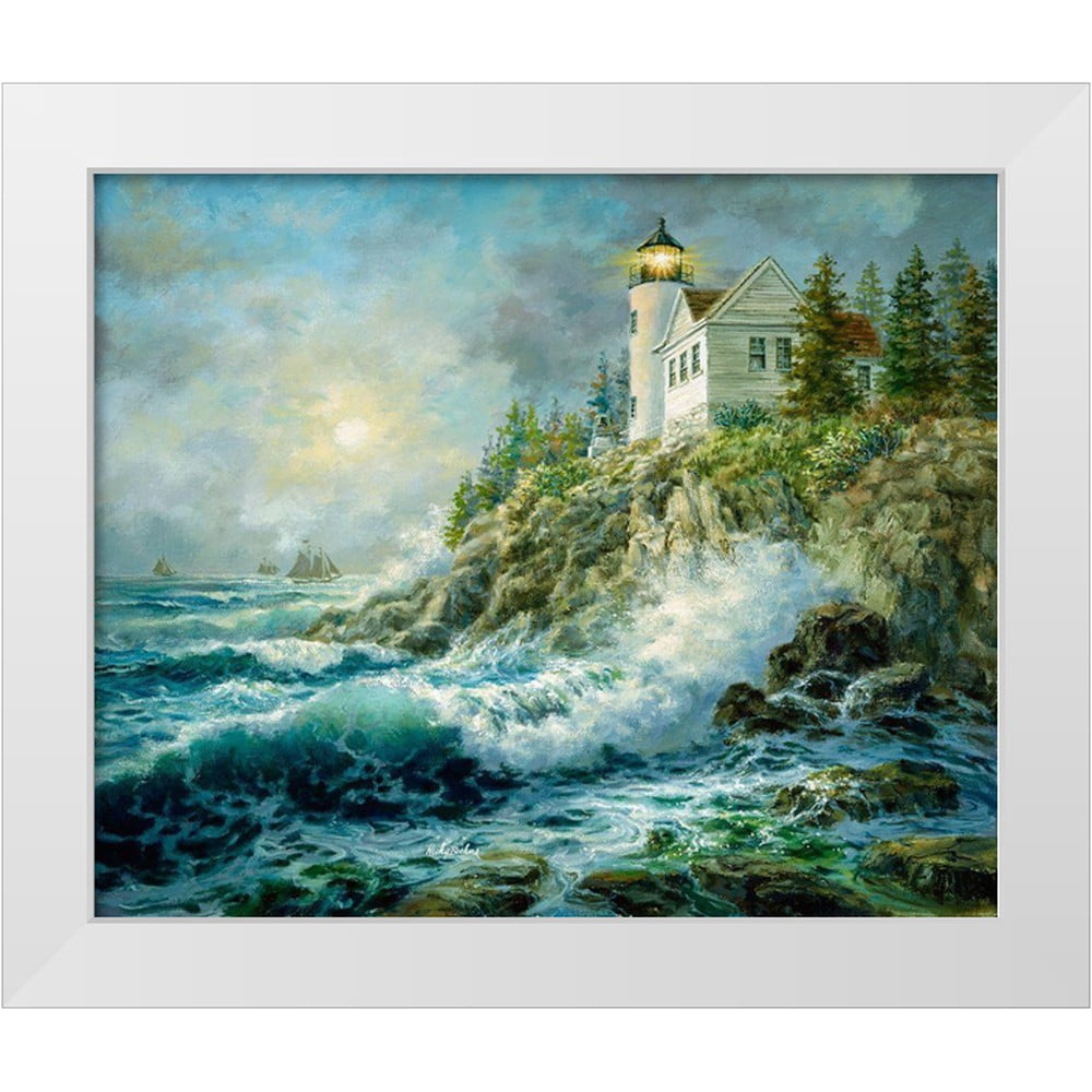 Boehme, Nicky 17x15 White Modern Wood Framed Museum Art Print Titled ...